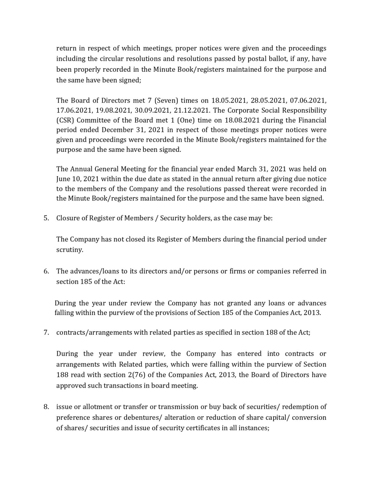 Financial Year 2021-2022 – USUI SUSIRA International Pvt. Ltd.